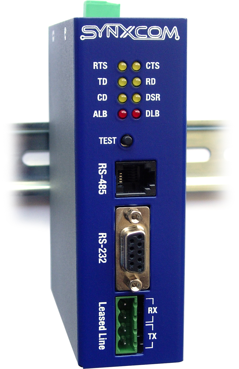 Synxcom SM19202FP-DIN Fast-Poll Industrial Grade Modem - DSL-Warehouse