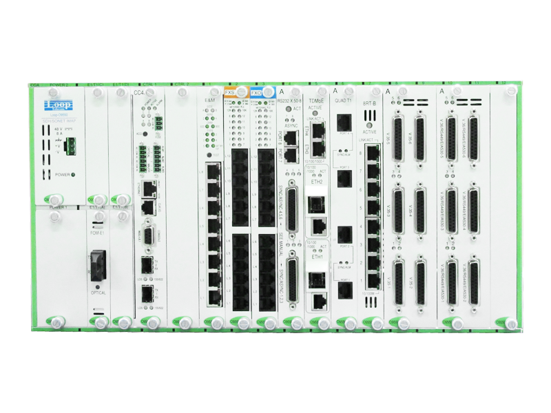 Loop Telecom SDH SONET Integrated Access MUX O9550R A / Loop-O9550-R ...