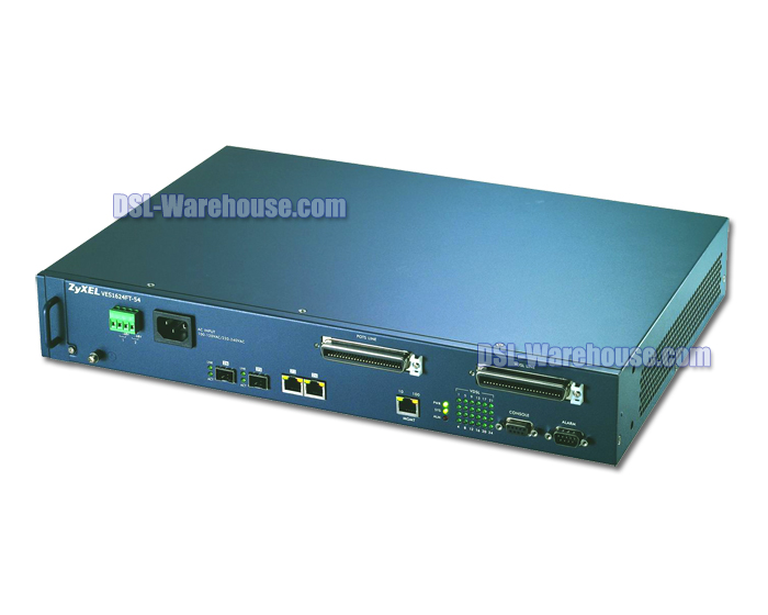 ZyXEL VES1624FT-54 24-Port Temperature-Hardened VDSL2 DSLAM - DSL-Warehouse